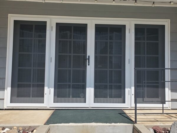 Custom French Security Screen Door Installation - California Security ...