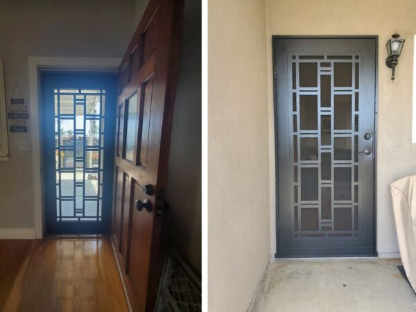 Titan Security Screen Door Installation in La Puente, CA. - California ...